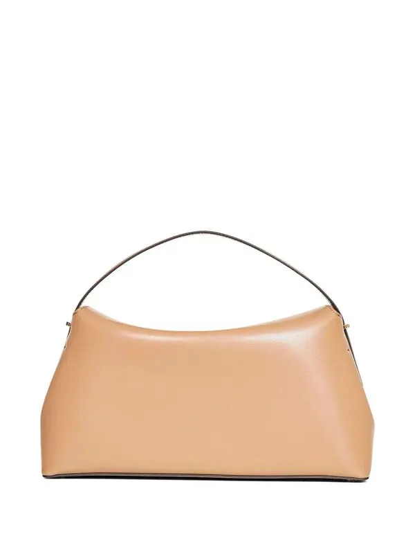 TOTEME T-lock Leather Top Handle Bag - Brown
