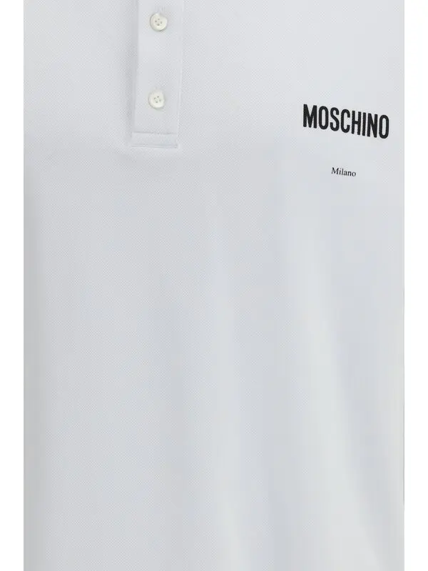 Moschino Cotton Polo Shirt - White