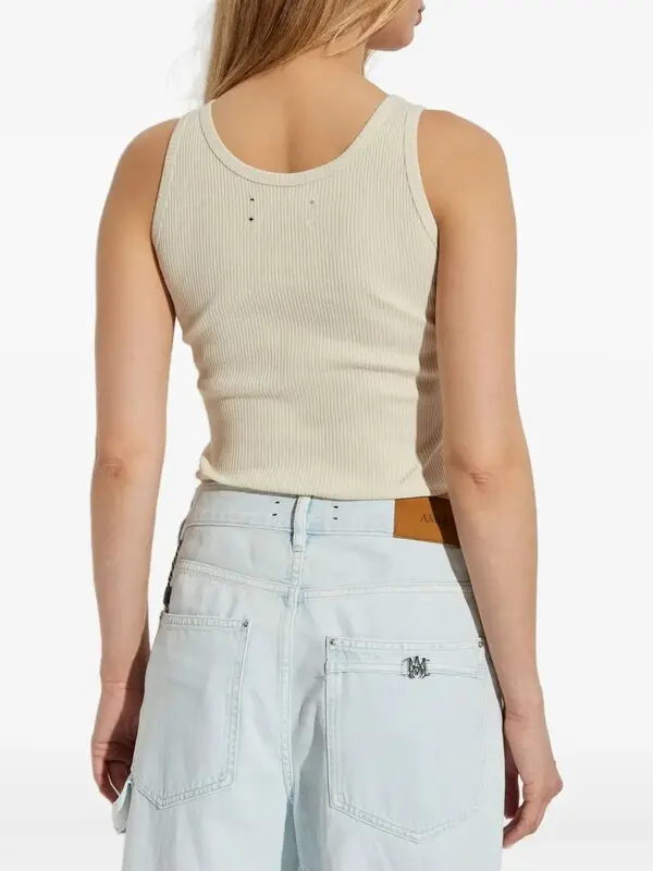 Amiri Ribbed Sleeveless Tank Top