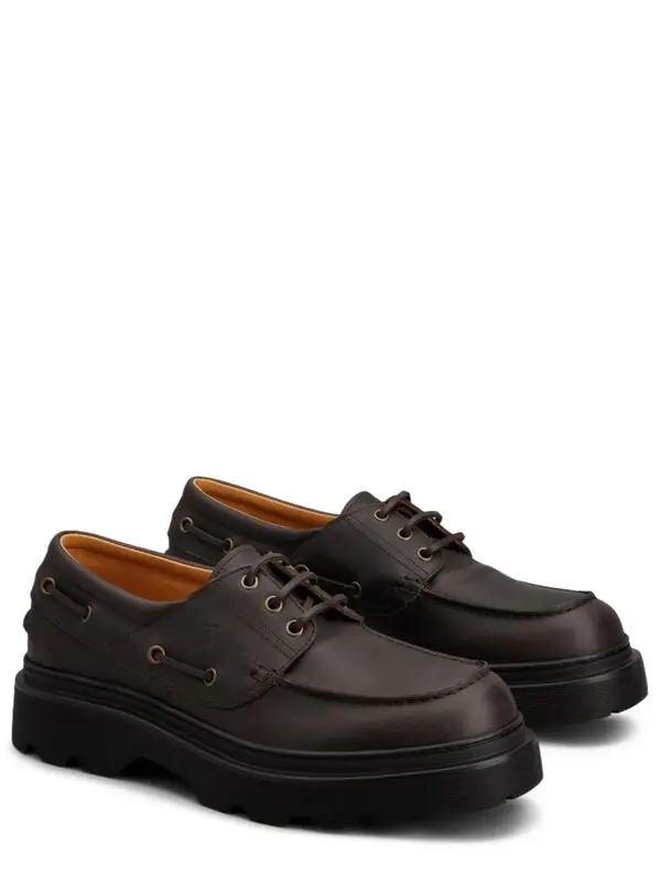 TOD'S Calfskin Lace-up Shoes