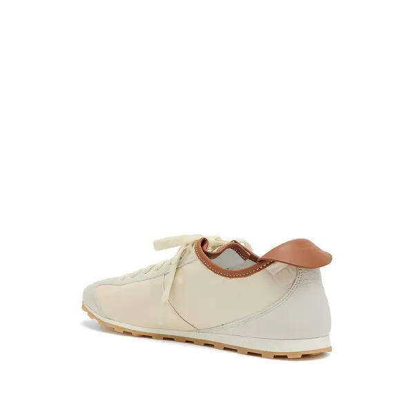 Jacquemus Low-top Lace-up Trainers - Cream