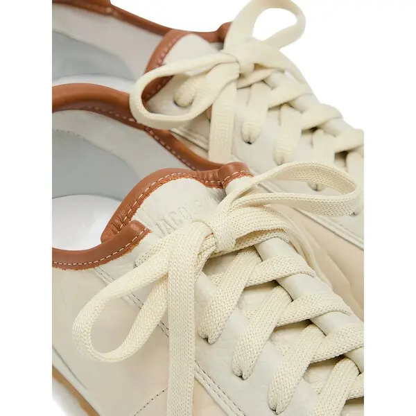 Jacquemus Low-top Lace-up Trainers - Cream