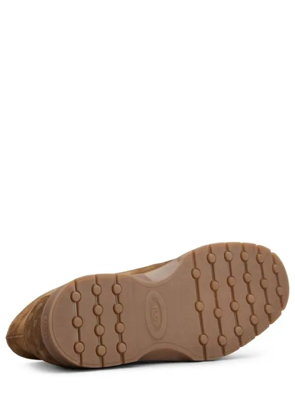 TOD'S Polacchino In Pelle Scamosciata - Brown