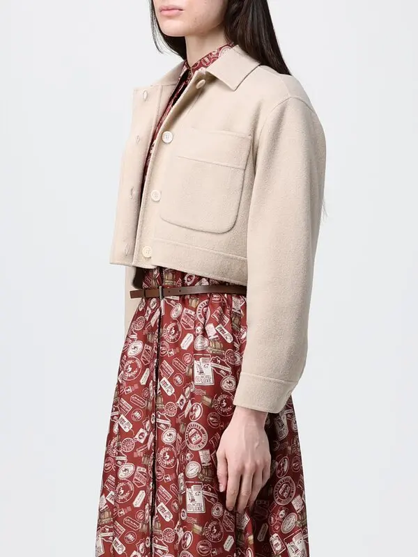 Max Mara Cropped Jacket - Cream