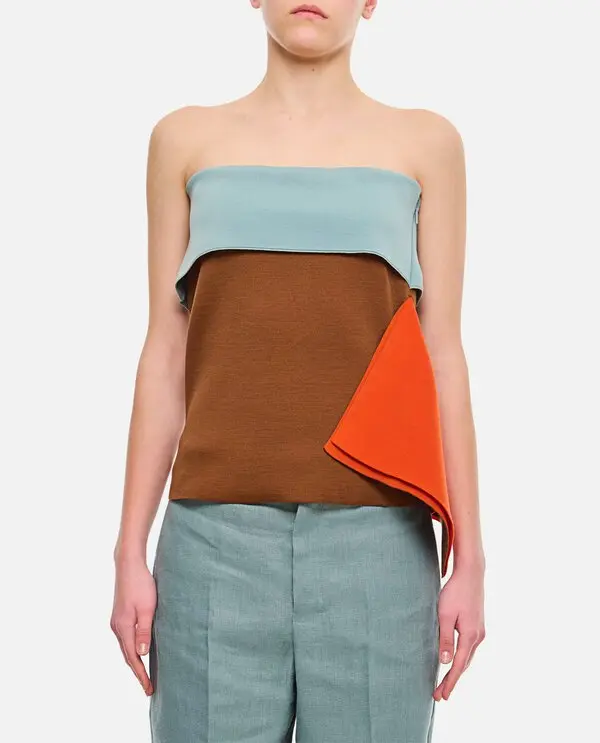 Fendi Strapless Top