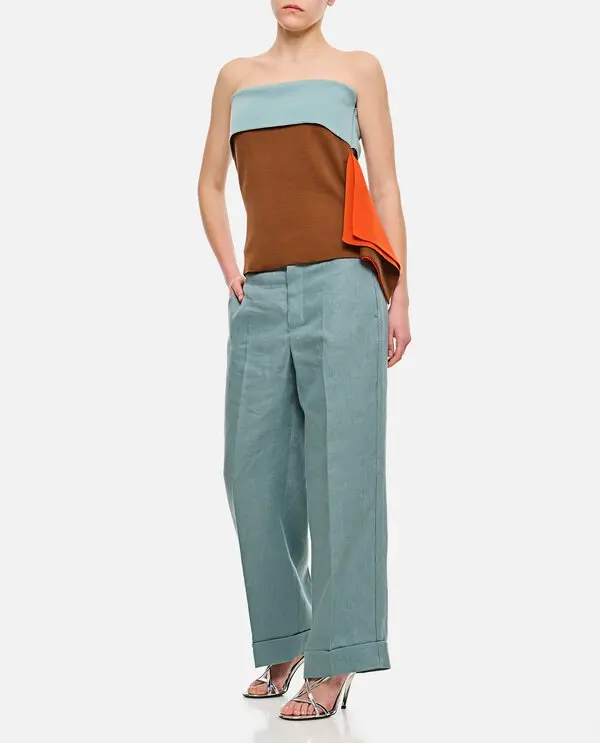 Fendi Strapless Top