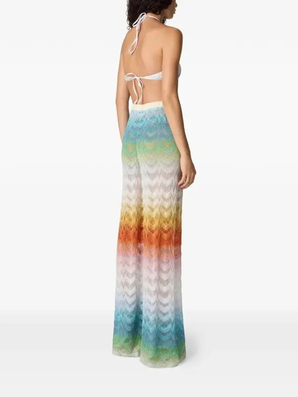 Missoni Viscose Patterned Pants - Multicolor