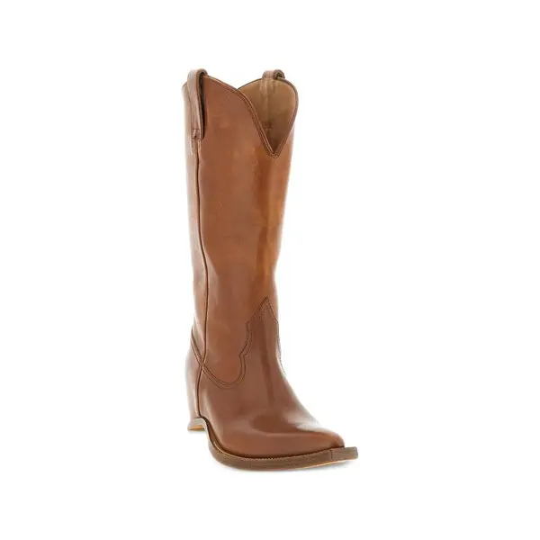 MAISON MARGIELA Leather Pointed Toe Inner Wedge Boots