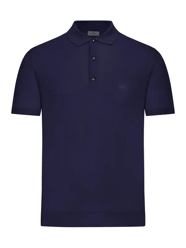 Etro Short-sleeved Cotton Polo Shirt