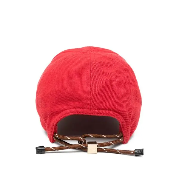 Miu Miu Cotton Logo Detail Hat