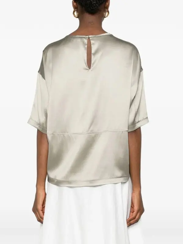Brunello Cucinelli Silk Blouse - Multicolor