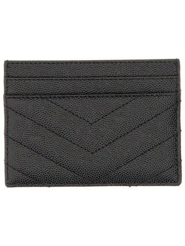 Saint Laurent Portacarte Cassandre - Black