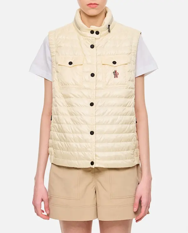 Moncler Nylon Gilet - White