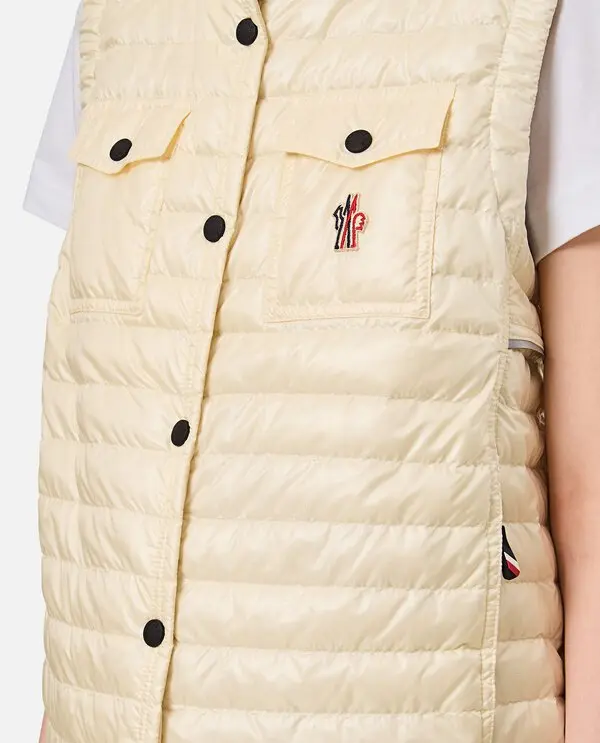 Moncler Nylon Gilet - White