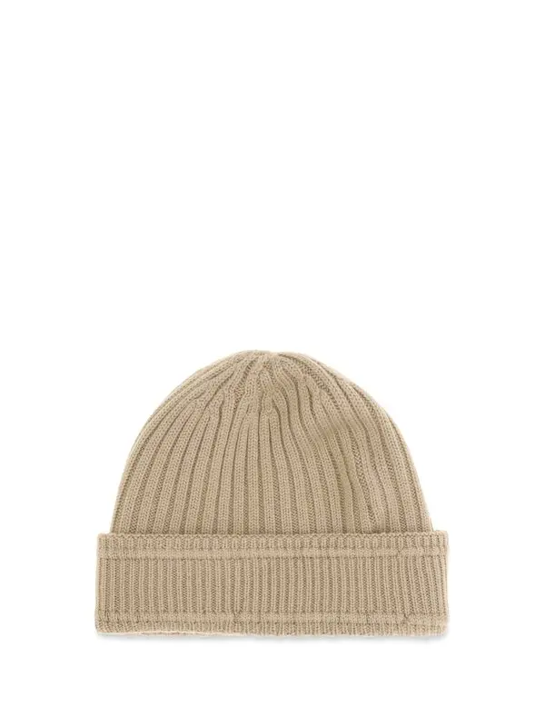 Burberry Wool Beanie - Cream