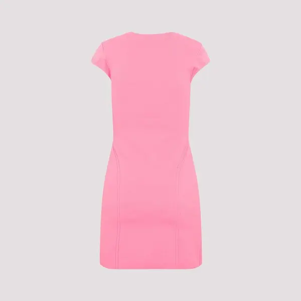 Victoria Beckham Cap Sleeve Fitted Mini Dress