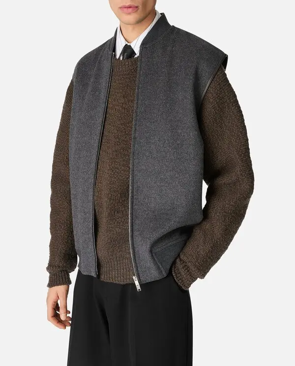 Bottega Veneta Double Face Wool Gilet