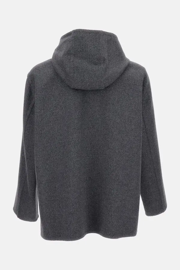 Bottega Veneta Double-face Wool Hooded Blouson Jacket