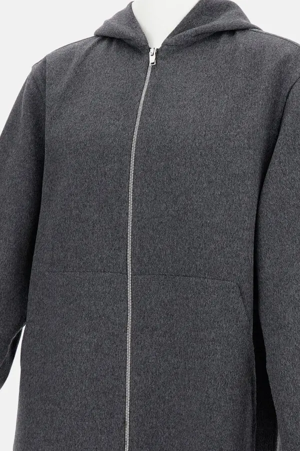 Bottega Veneta Double-face Wool Hooded Blouson Jacket
