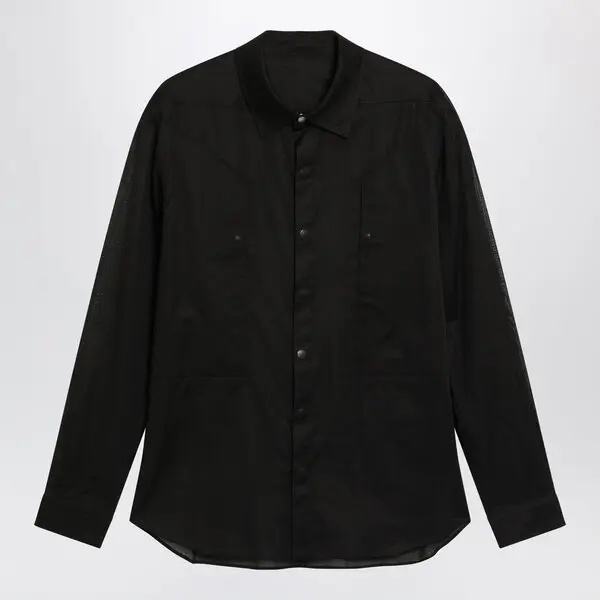 Rick Owens Lightweight Cotton Shirt - Black