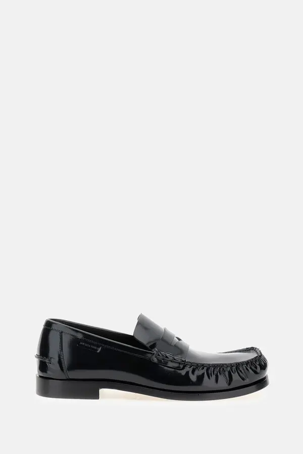 Bottega Veneta Truman Loafers In Polished Calfskin Leather - Multicolor