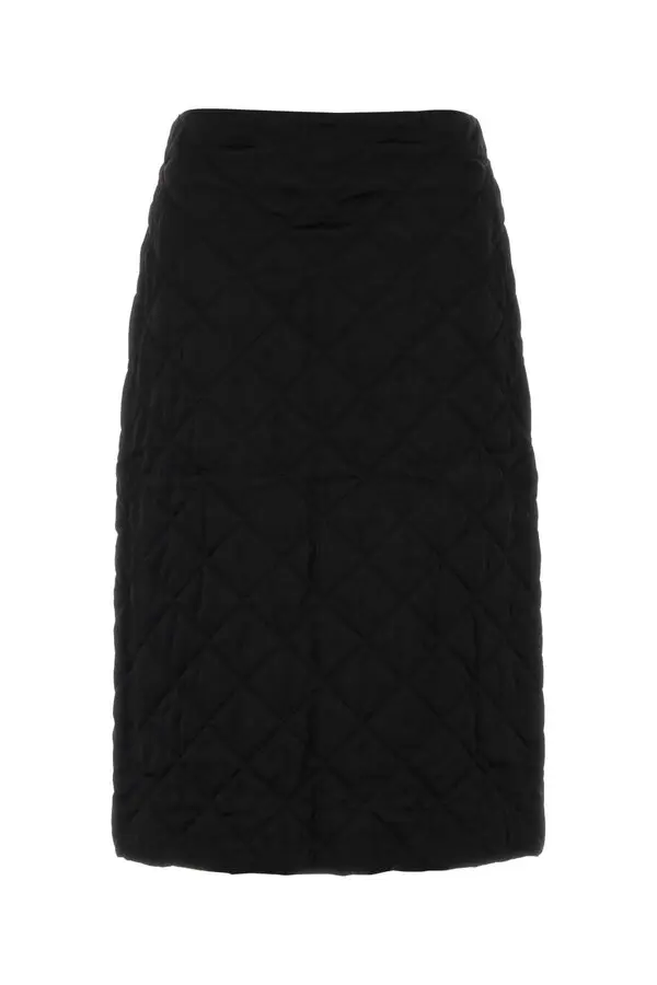 JIL SANDER Quilted Viscose Skirt