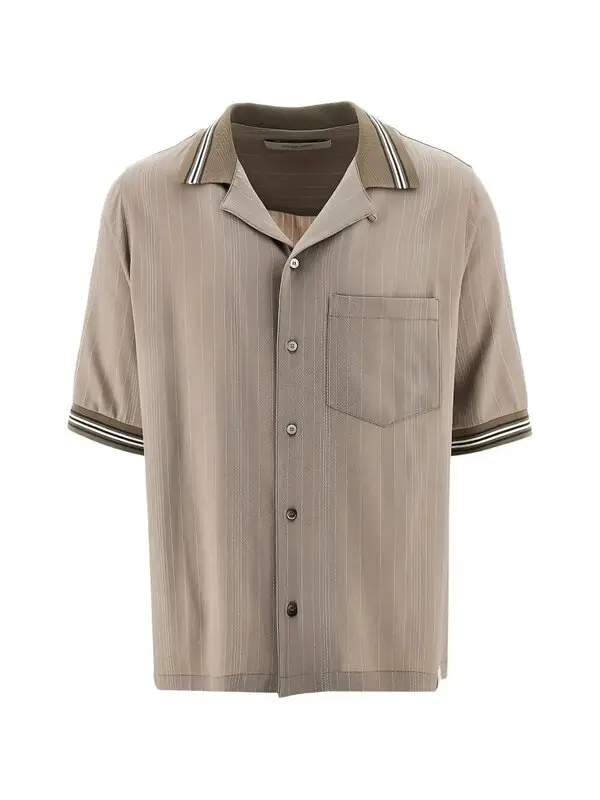 GOLDEN GOOSE Journey` Short Sleeves Boxy Shirt