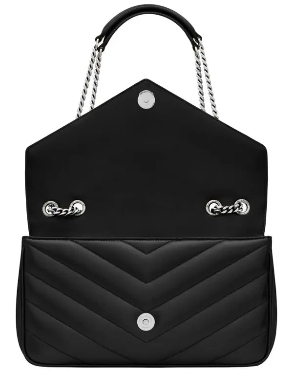 Saint Laurent Medium Loulou Bag - Black