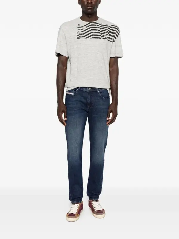 GOLDEN GOOSE Journey` Regular T-shirt With Flag Print