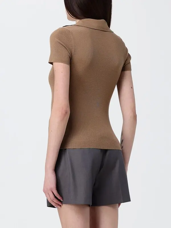 Max Mara Short Sleeve Knit Polo - Cream