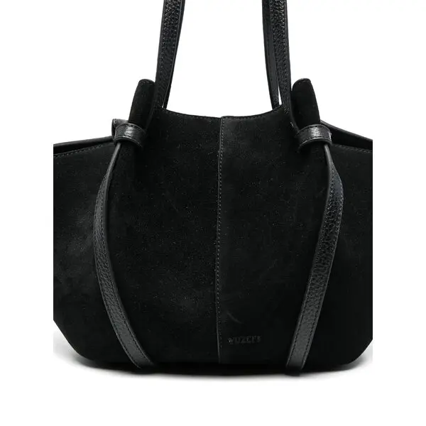 Yuzefi Suede Tote Bag - Black