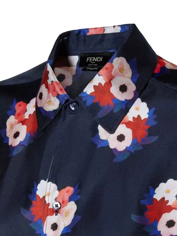 Fendi Oversize Shirt - Multicolor