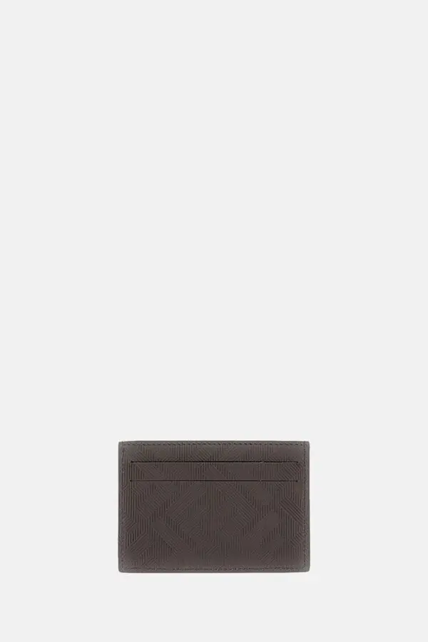 Fendi Slim Cardholder In Shadow Leather - Multicolor