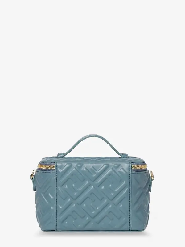 Fendi Vanity Leather Crossbody Bag With Ff Motif - Multicolor