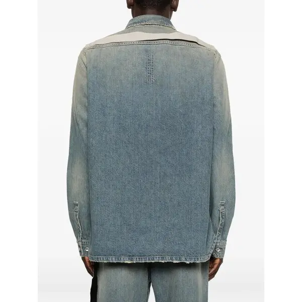 Rick Owens Washed Indigo Denim Jacket