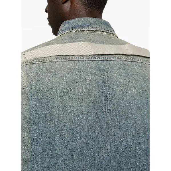 Rick Owens Washed Indigo Denim Jacket