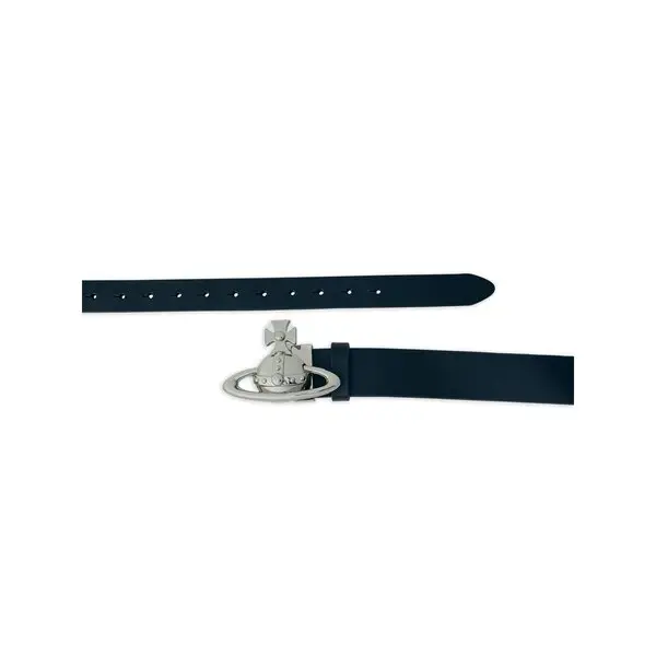 VIVIENNE WESTWOOD Leather Belt With Orb Buckle