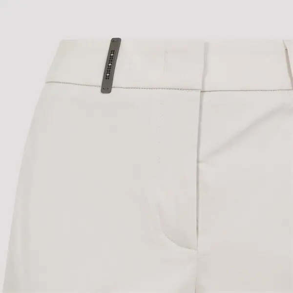 Peserico Stretch Cotton Straight Leg Trousers