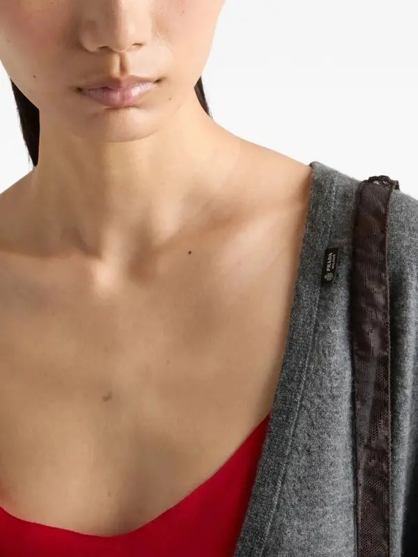 Prada Cashmere V-neck Sweater