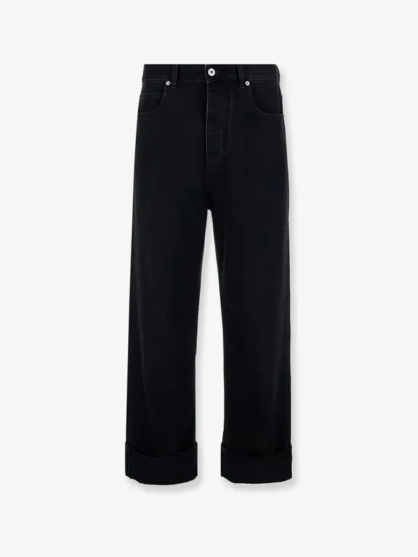Bottega Veneta Denim Trousers - Black