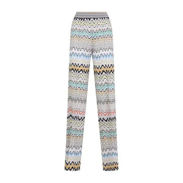 Missoni Zigzag Knit Viscose Pants - Multicolor