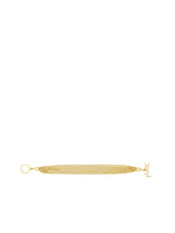 Saint Laurent Cassandre Chain Bracelet - Multicolor