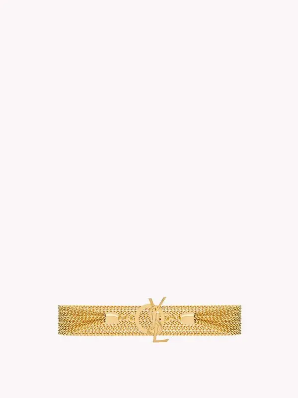 Saint Laurent Cassandre Chain Bracelet