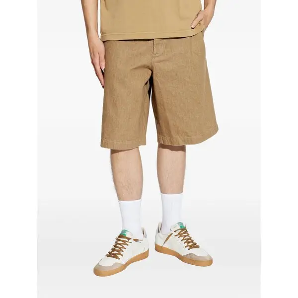 Jacquemus Cotton Denim Shorts - Brown