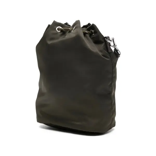 Prada Recycled Polyamide Drawstring Bucket Bag