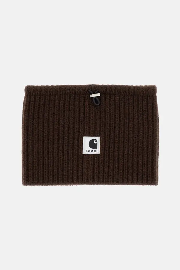 Sacai X Carhartt Wip Wool-blend Neck Warmer