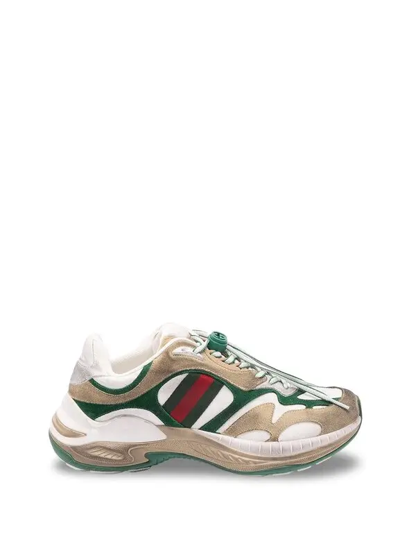 Gucci Calf Leather Sneakers - Multicolor