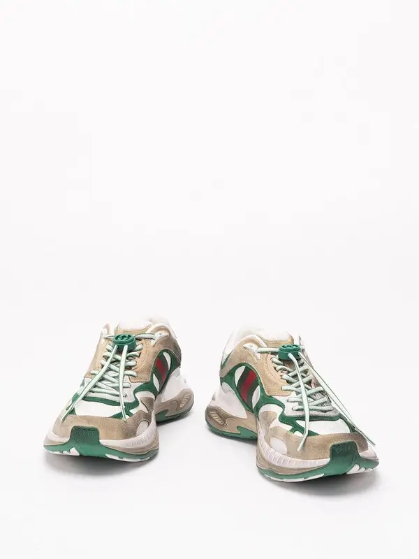 Gucci Calf Leather Sneakers - Multicolor