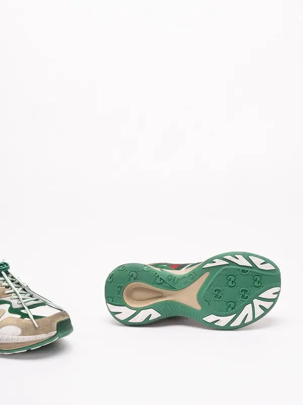 Gucci Calf Leather Sneakers - Multicolor