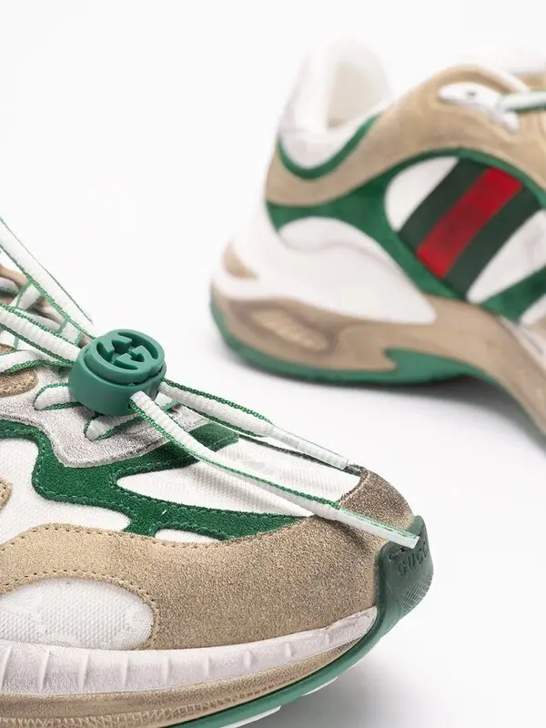 Gucci Calf Leather Sneakers - Multicolor
